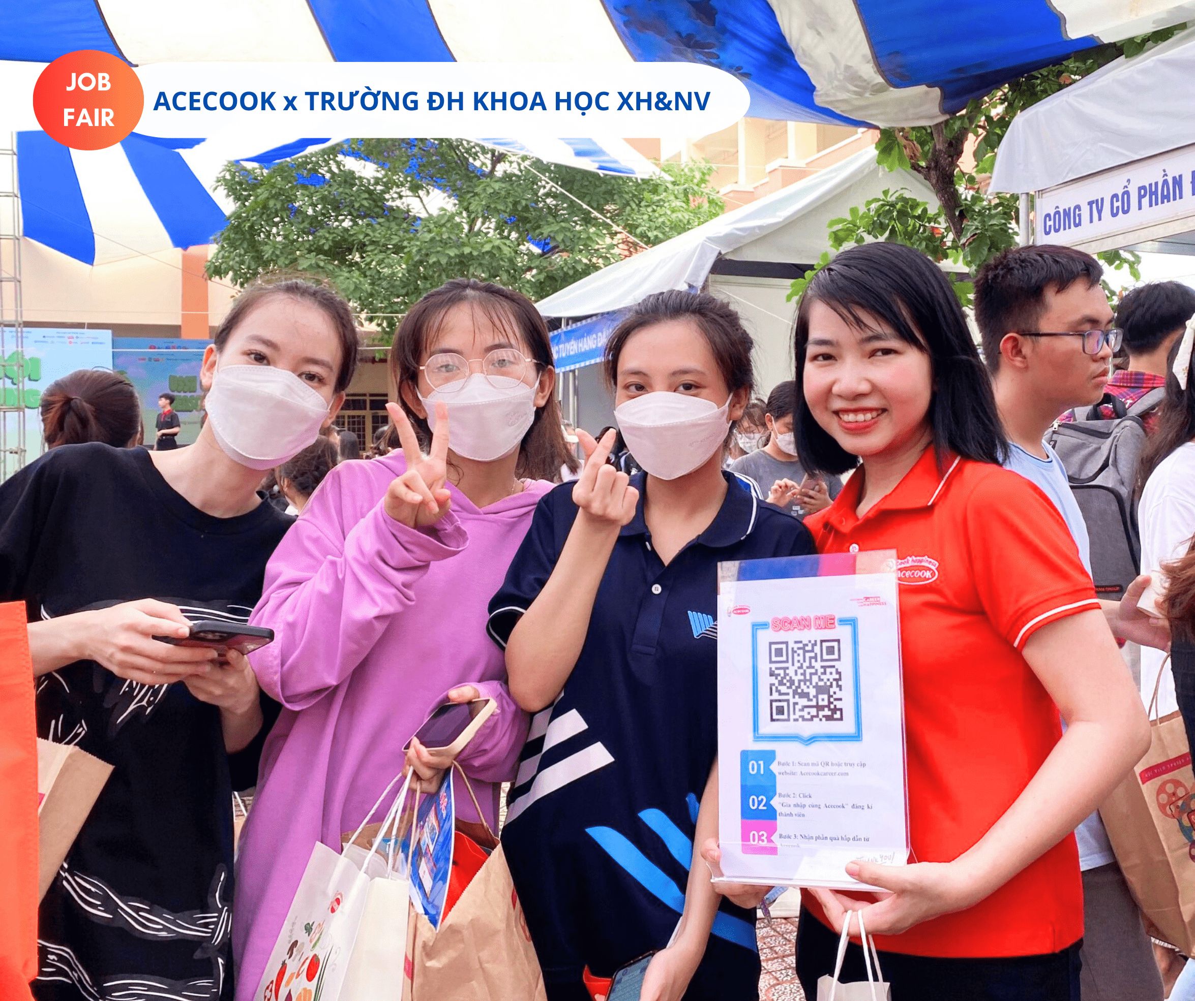 ACECOOK THAM GIA NGÀY HỘI VIỆC LÀM TẠI ĐH KHOA HỌC XÃ HỘI & NHÂN VĂN ...