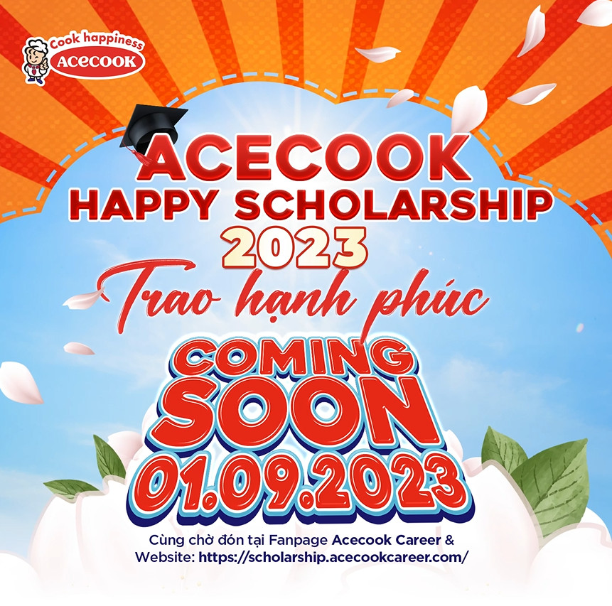 ACECOOK HAPPY SCHOLARSHIP 2023 ĐÃ TRỞ LẠI! - Công Ty CP Acecook Việt Nam