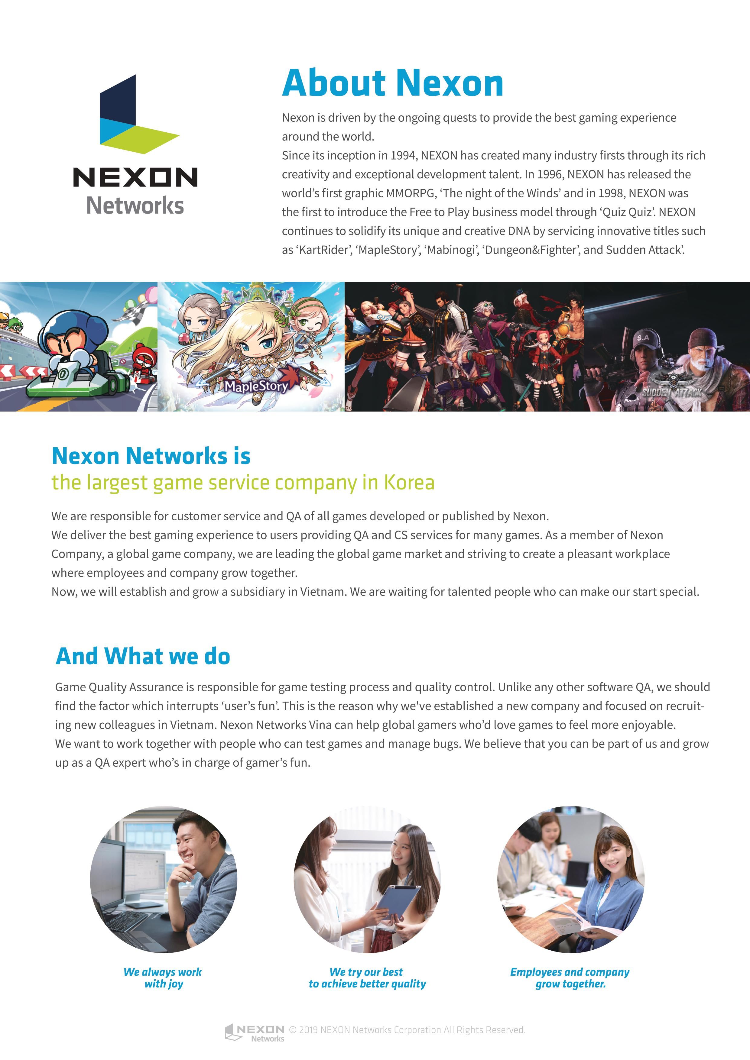 Thông tin tuyển dụng đến từ NEXON Networks - Trung tâm Hướng nghiệp ...