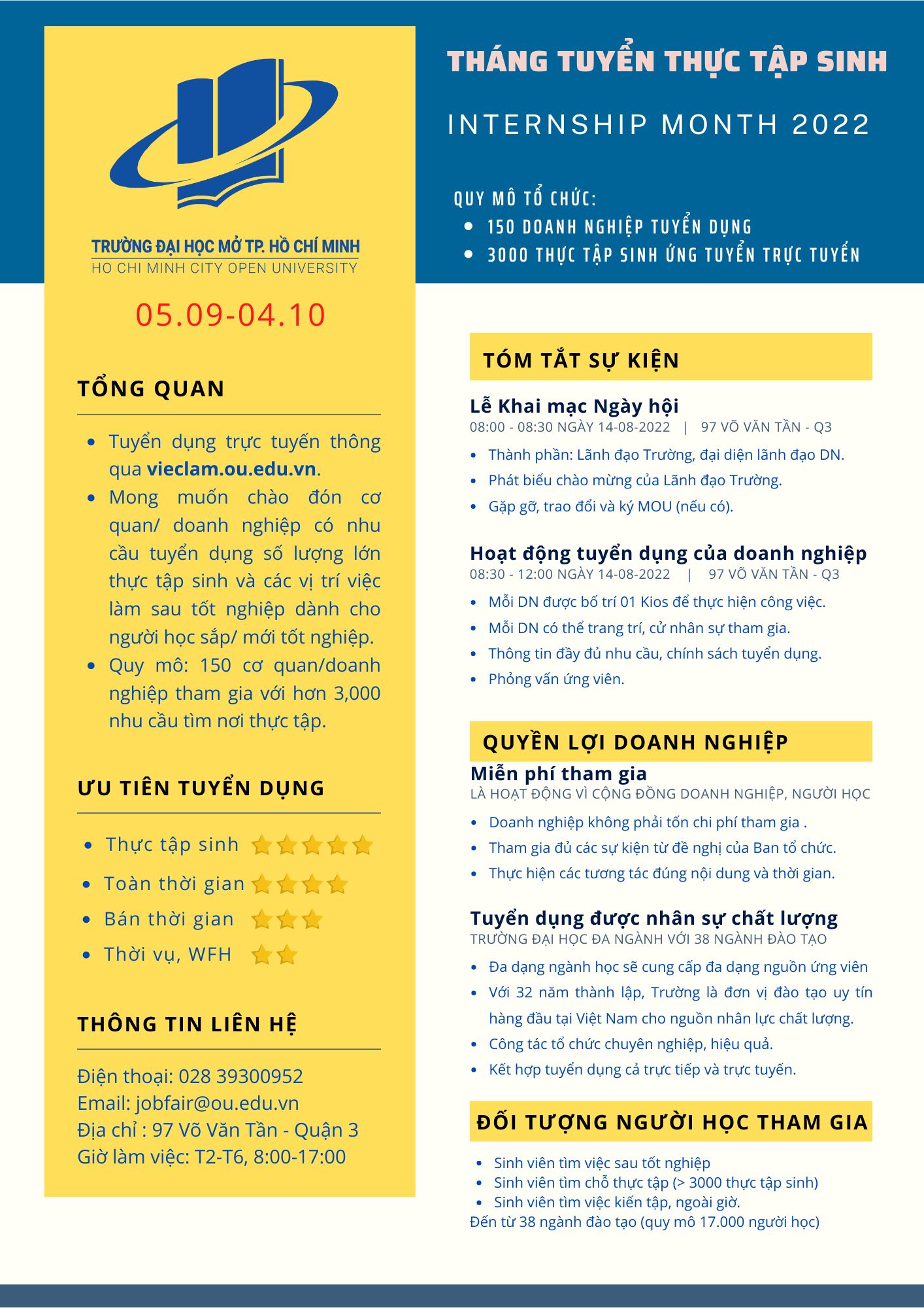 Tháng cao điểm thông tin tuyển thực tập sinh - The Internship month ...