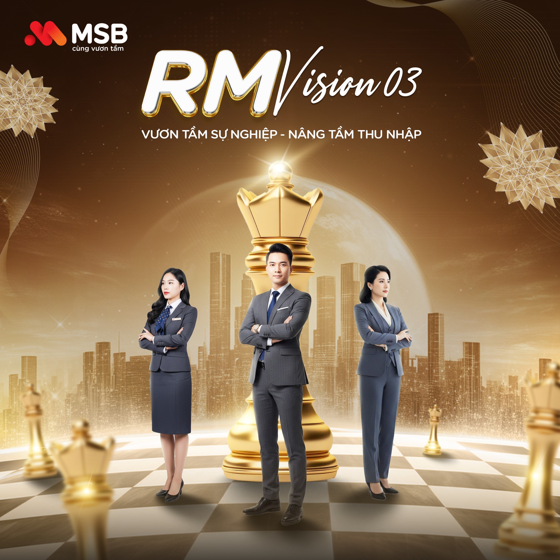 RM VISION 3 – LÀM CHỦ "THẾ CỜ SỰ NGHIỆP" TẠI MSB - Công ty CP Quản trị Nguồn nhân lực TNTalent