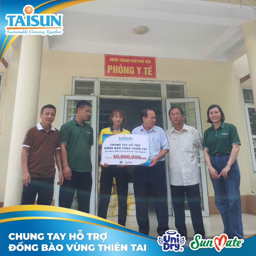 UNIDRY CÙNG CẢ NƯỚC HƯỚNG VỀ ĐỒNG BÀO MIỀN BẮC - Công Ty TNHH Taisun Việt Nam