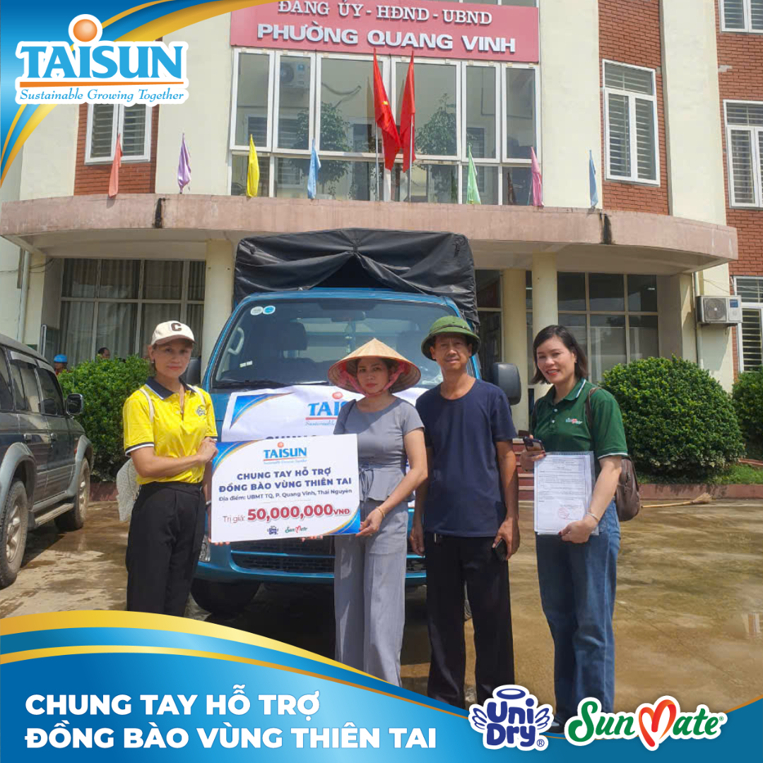 UNIDRY CÙNG CẢ NƯỚC HƯỚNG VỀ ĐỒNG BÀO MIỀN BẮC - Công Ty TNHH Taisun Việt Nam